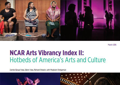 NCAR Releases Arts Vibrancy Index Report II - DataArts